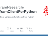 Github Wolframresearch Wolframclientforpython Call Wolfram Language
