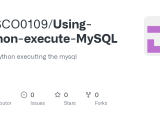 Github Bosco0109 Using Python Execute Mysql Using Python Executing