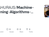 Github Shahurajs Machine Learning Algorithms Implementation