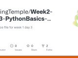 Github Codingtemple Week2 Day3 Pythonbasics Reference Reference File