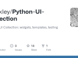 Github Mnikley Python Ui Collection Python Ui Collection Widgets