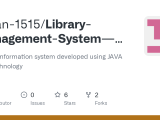 Github Suzan 1515 Library Management System Java Rmi Library