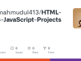 Github Mdmahmudul413 Html Css Javascript Projects