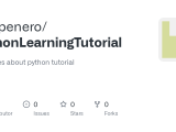 Github Peppenero Pythonlearningtutorial Exercises About Python Tutorial
