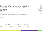 Github Reactstrap Component Template Build Document Release