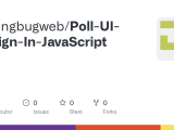 Github Codingbugweb Poll Ui Design In Javascript
