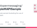 Github Developermessaging Simplemapisample An Old Code Sample