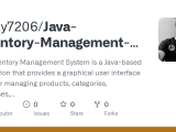 Github Wisky7206 Java Inventory Management System The Inventory