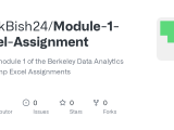 Github Markbish24 Module 1 Excel Assignment This Is Module 1 Of The