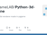 Github Lggamelab Python 3d Engine A Small 3d Renderer Made In Pygame