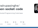 Github Lakmalrupasinghe Python Socket Code Python Socket Programming