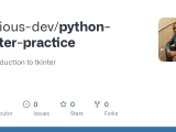 Github Luscious Dev Python Tkinter Practice An Introduction To Tkinter
