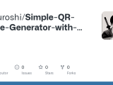 Github Hikuroshi Simple Qr Code Generator With Python