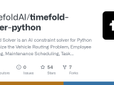 Github Timefoldai Timefold Solver Python Timefold Solver Is An Ai