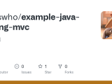 Github Foxiswho Example Java Spring Mvc 简单案例