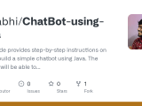 Github Aa Abhi Chatbot Using Java This Guide Provides Step By Step