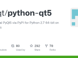 Github Pyqt Python Qt5 Unofficial Pyqt5 Via Pypi For Python 2 7 64