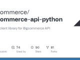 Github Bigcommerce Bigcommerce Api Python Python Client Library For