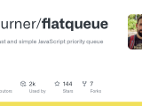 Github Mourner Flatqueue A Very Fast And Simple Javascript Priority