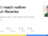 Github Prscx React Native About Libraries React Native It Offers