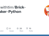 Github Techwithtim Brick Breaker Python