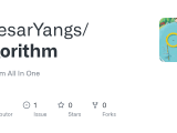 Github Caesaryangs Algorithm Algorithm All In One