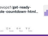 Github Ditdevops1 Get Ready Simple Countdown Html Css Js