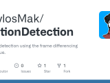 Github Pavlosmak Motiondetection Motion Detection Using The Frame