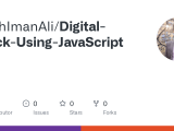 Github Shahimanali Digital Clock Using Javascript
