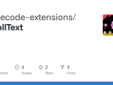 Github Makecode Extensions Scrolltext Github