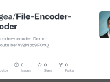 Github Dtregea File Encoder Decoder A File Encoder Decoder Demo