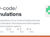 Github Pav Code Simulations Digital Modulations Error Control