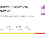 Github Generative Dynamics Generative Dynamics Github Io Website For