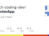 Github React Coding Dev Counterapp Counter App In React