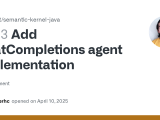Add Chatcompletions Agent Implementation Issue 293 Microsoft