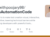 Github Ashwithpoojary98 Lessautomationcode The Goal Is To Make Test