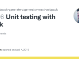 Unit Testing With Nock Issue 206 React Webpack Generators
