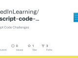 Github Linkedinlearning Javascript Code Challenges 2508145