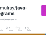 Java Programs Television Java At Master Joemulray Java Programs Github