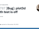 Bug Plot3d Depth Test Is Off Issue 24767 Matplotlib Matplotlib