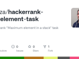 Github Dizcza Hackerrank Maxelement Task Hackerrank Maximum Element