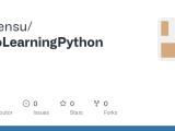 Github Coltensu Zerolearningpython