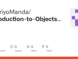 Github Supriyomanda Introduction To Objects In Javascriopt