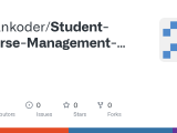 Github Karankoder Student Course Management System