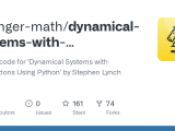 Github Springer Math Dynamical Systems With Applications Using Python