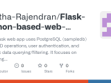 Github Rinitha Rajendran Flask Python Based Web Framework Database