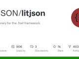 Github Litjson Litjson Json Library For The Net Framework