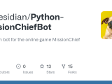 Github Codesidian Python Missionchiefbot A Python Bot For The Online