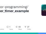 Github Tensor Programming Flutter Timer Example