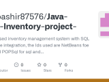 Github Mubashir87576 Java Sql Inventory Project Java Based